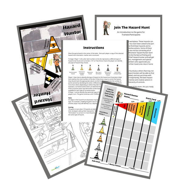 Hazard Hunter Board Game - SafetyFUNdamentals
